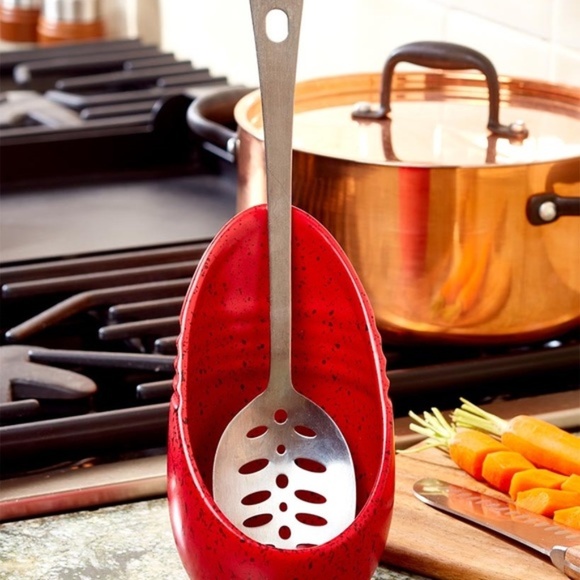 Kitchen | Speckled Upright Spoon Rests Red Earthenware New | Poshmark